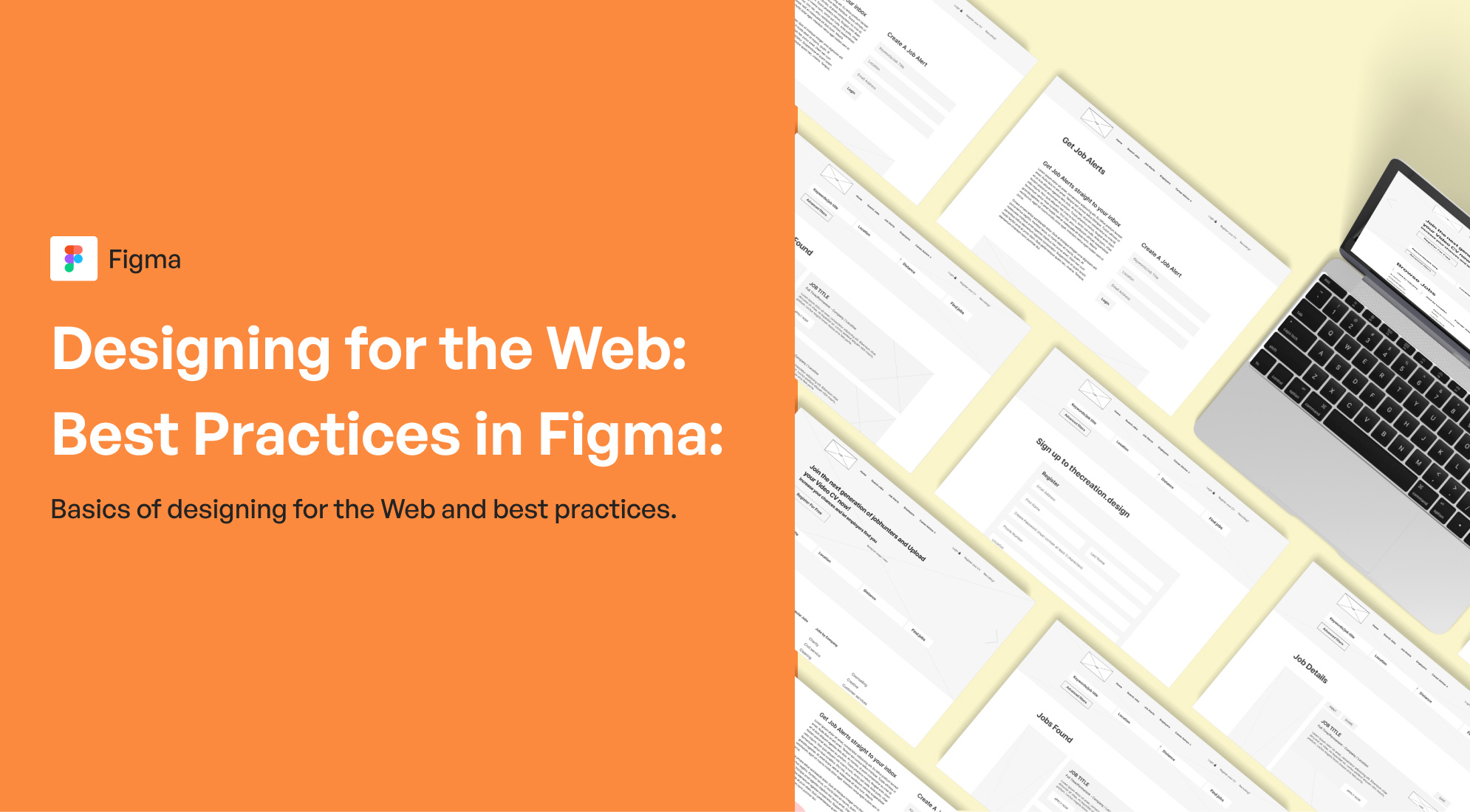 Designing for the Web: Best Practices in Figma: Basics of designing for the Web and best practices.